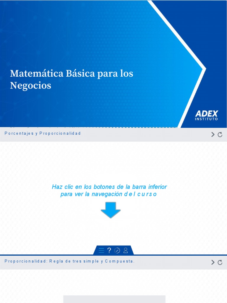 Sesión 6 - Matemática Básica para Negocios | PDF | División (Matemáticas) | Álgebra