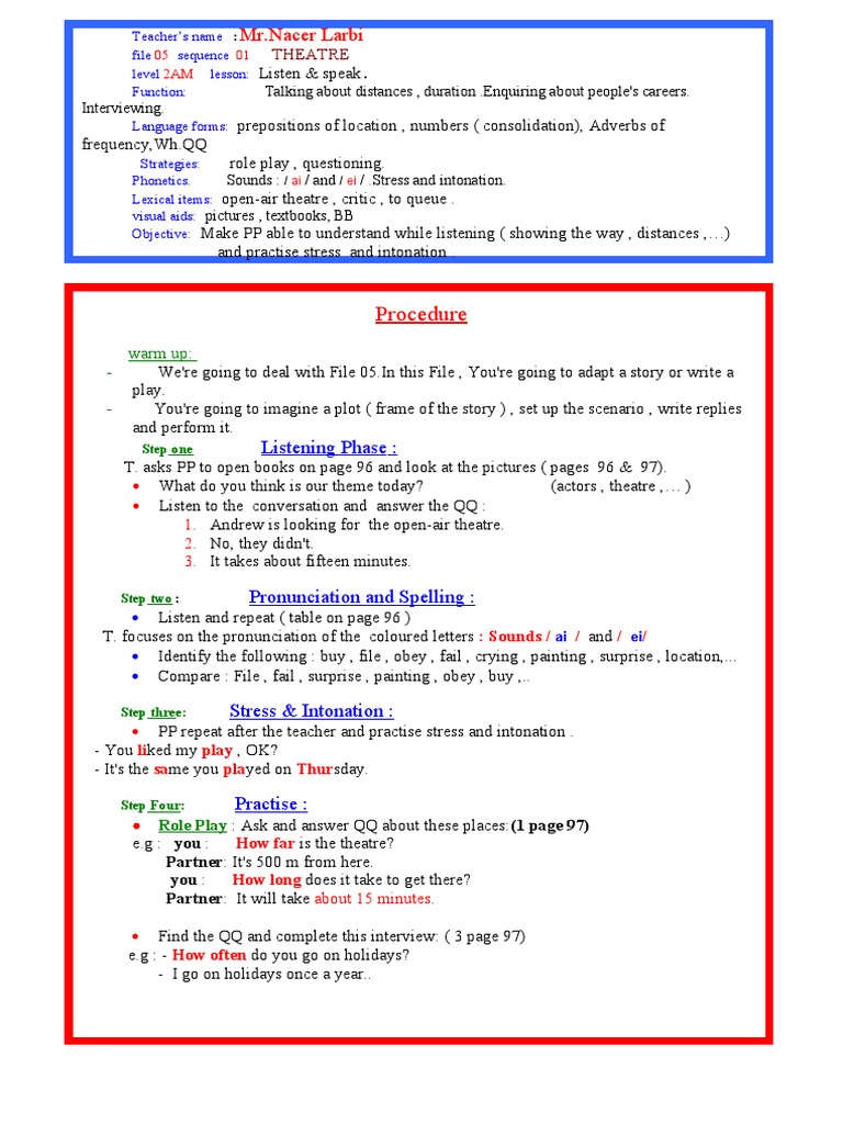 2 AM File 5 Seq1 Listen and Speak | PDF | Cognitive Science | Cognition