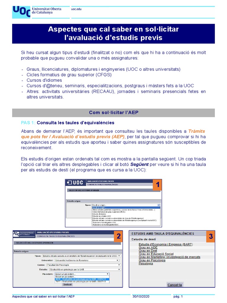 Indicacions AEP Acollida - CAT | PDF