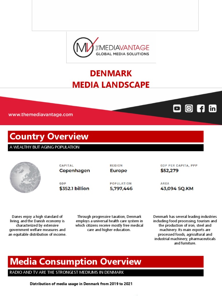 Denmark Media Landscapes 2022 | PDF | Denmark | Entertainment