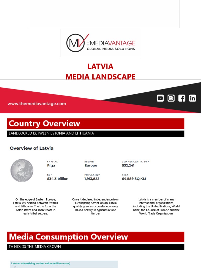Latvia Media Landscape | PDF | Latvia | Social Institutions