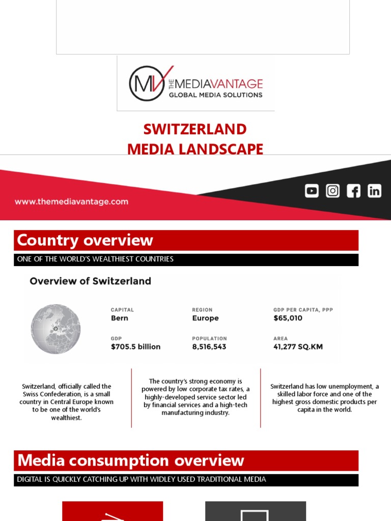 Switzerland Media Landscape | PDF | Switzerland | Newspapers
