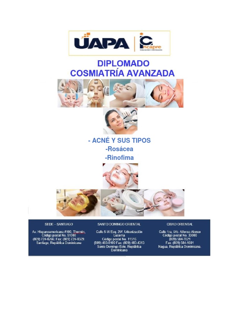 Acne y Sus Tipos. Rosacea y Rinofima | PDF | Sistema endocrino ...
