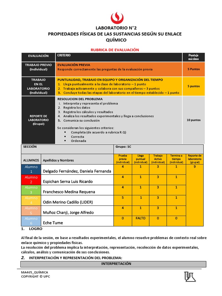 G1C Lab2 Reporte+de+laboratorio+ (Resuelto) | PDF