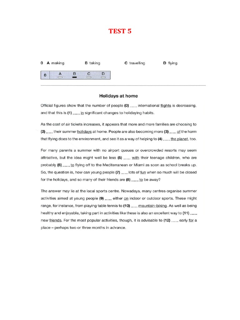 First Certificate Practice | PDF