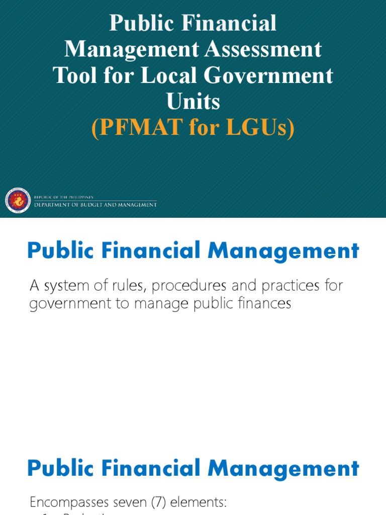 PFM Assessment Using EPFMAT - Batch 2 | PDF | Procurement | Property Tax