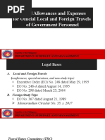 2024 Guidelines for Official Travel Expenses | PDF | Per Diem | Government