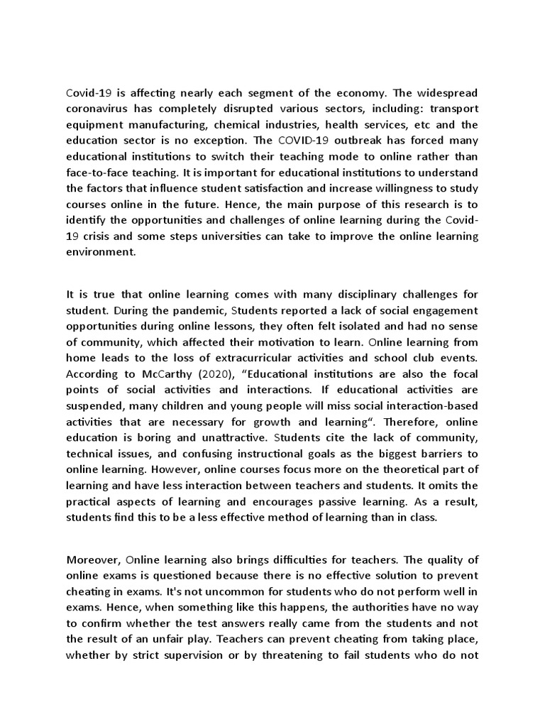 1200-Words Final Research Essay - Dha | PDF | Educational Technology ...