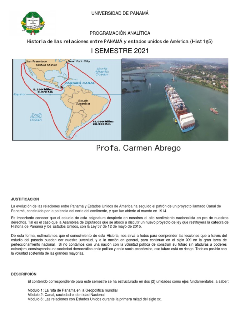 Historia de Panamá y EE.UU. | PDF | Panamá | canal de Panama