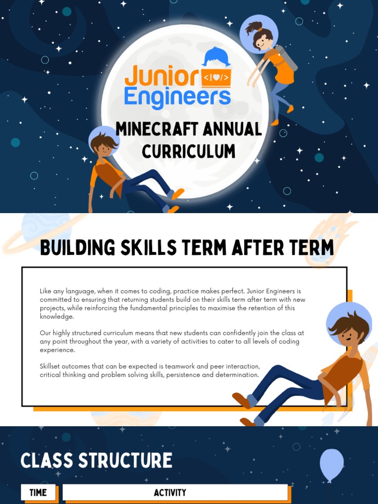 Minecraft Annual Curriculum | PDF | Curriculum | Control Flow