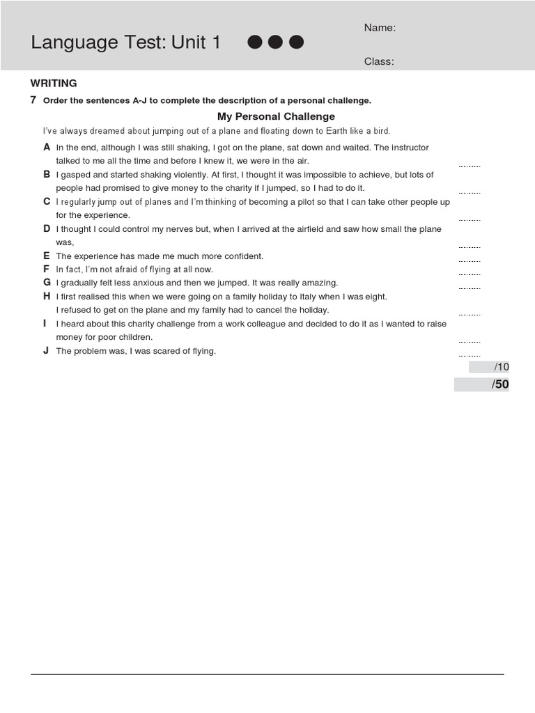 03 RW-AND 4 - Tests - Unit - Tests - Language UNIT 3 | PDF | Language ...