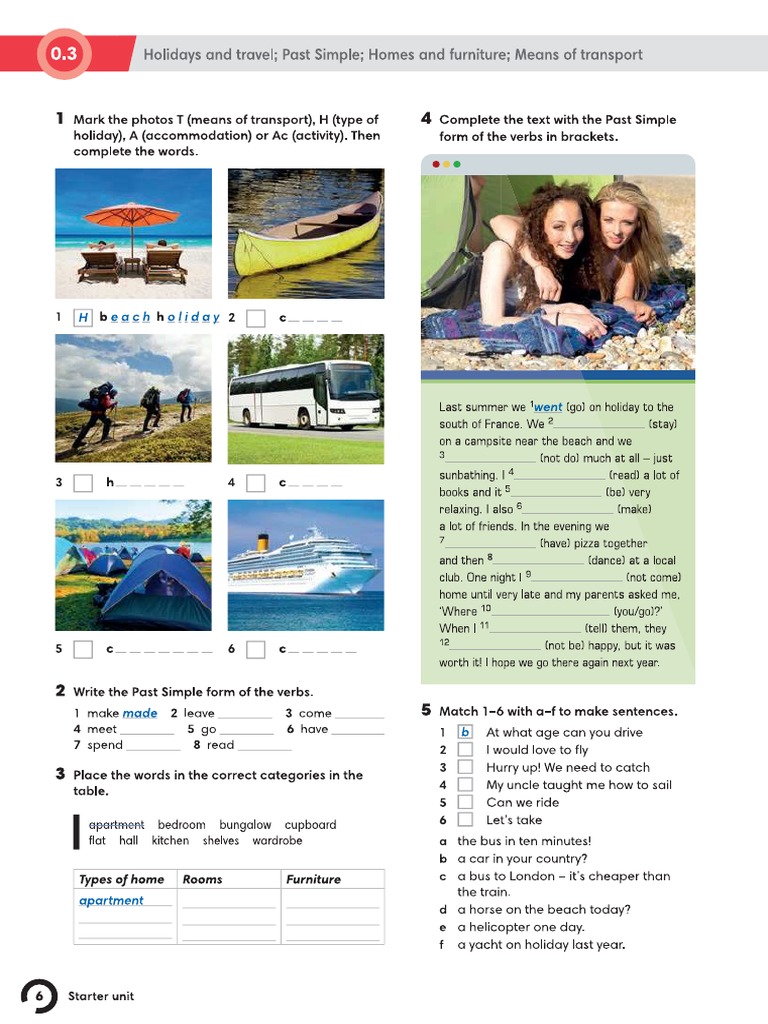Workbook Page 6 | PDF