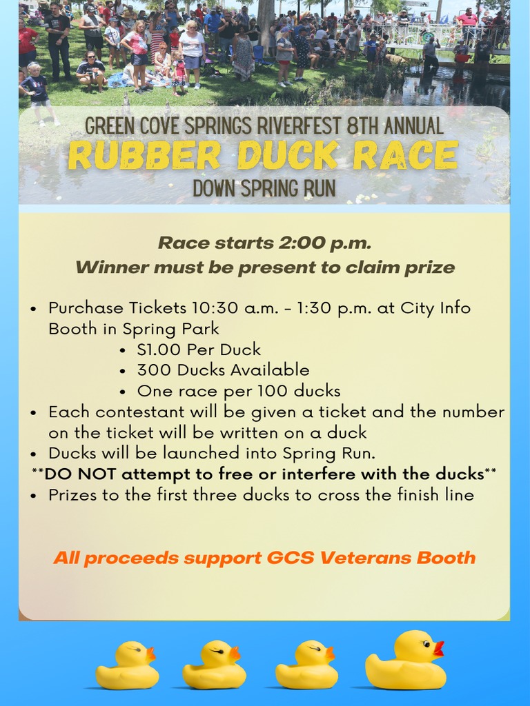 Flyer GCS 8th Annual Duck Race | PDF