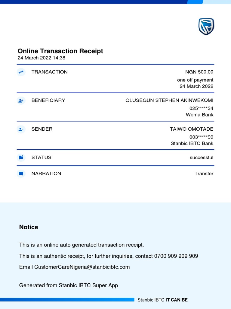 Online Transaction Receipt: 24 March 2022 14:38 | PDF
