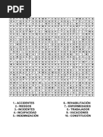 Prevencion de Desastres - Sopa de Letras | PDF | Ajedrez | Juegos y ...