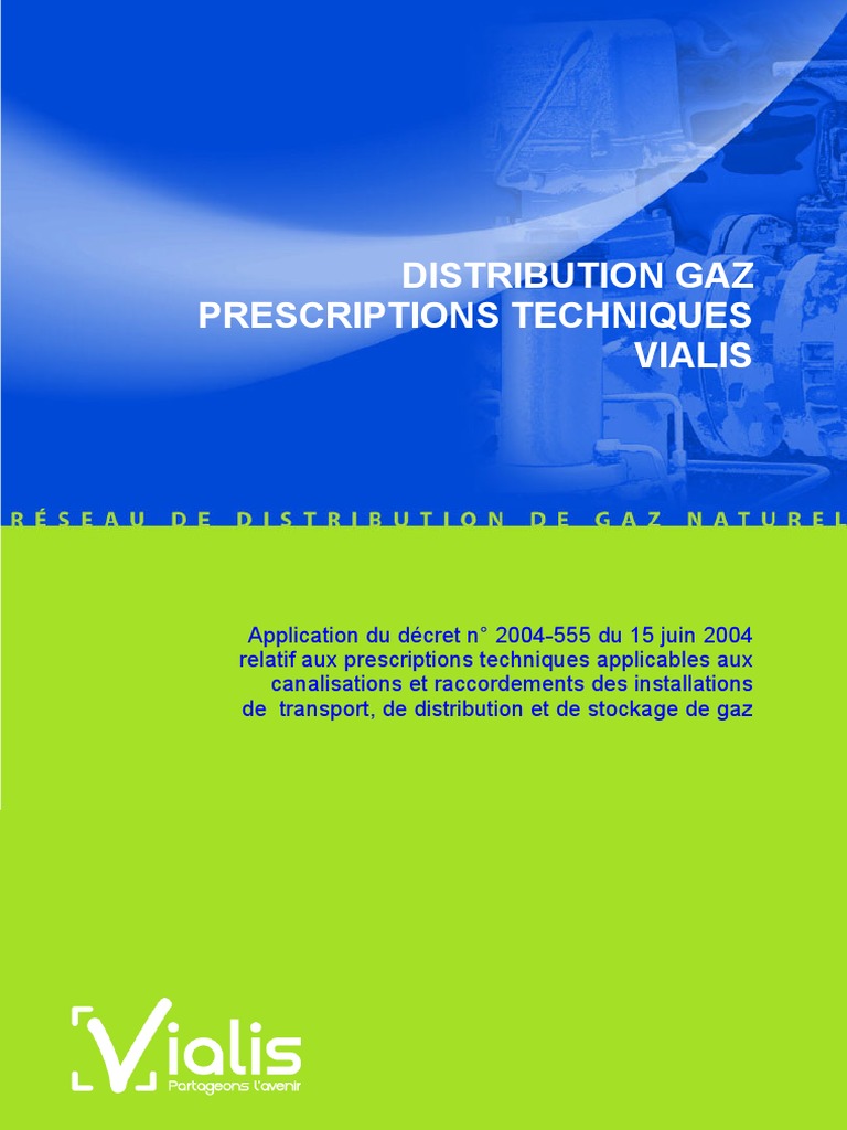 Prescriptions Techniques Vialis Gaz | PDF | Gaz naturel | Filtration