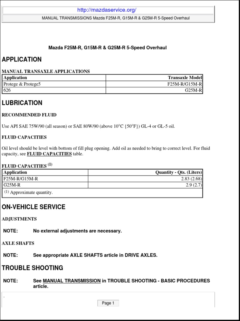 G25M R Transmission | PDF | Manual Transmission | Clutch