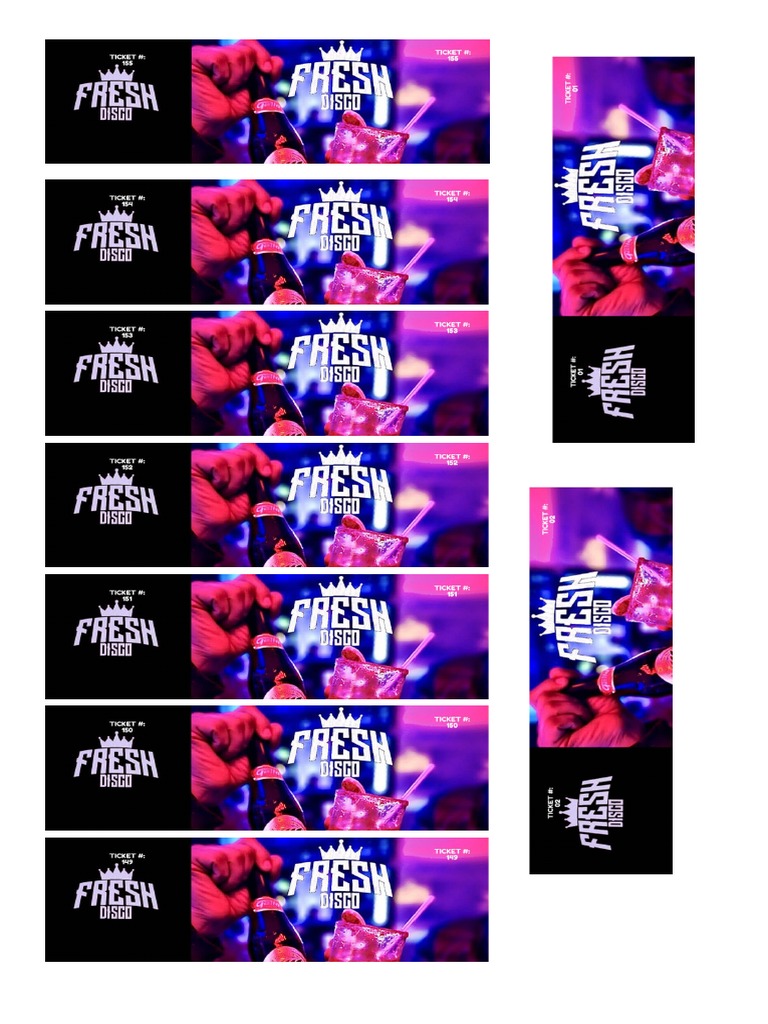 Tickets Fresh Disco | PDF
