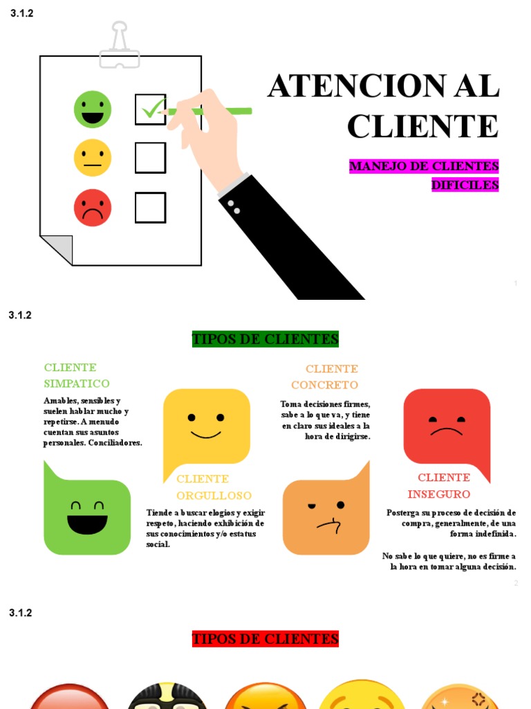 Manejo Clientes Dificiles Pdf
