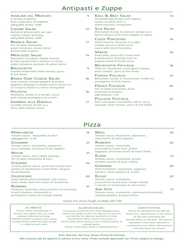 Toronto Menu - June 2022 | PDF | Tomato Sauce | Salad