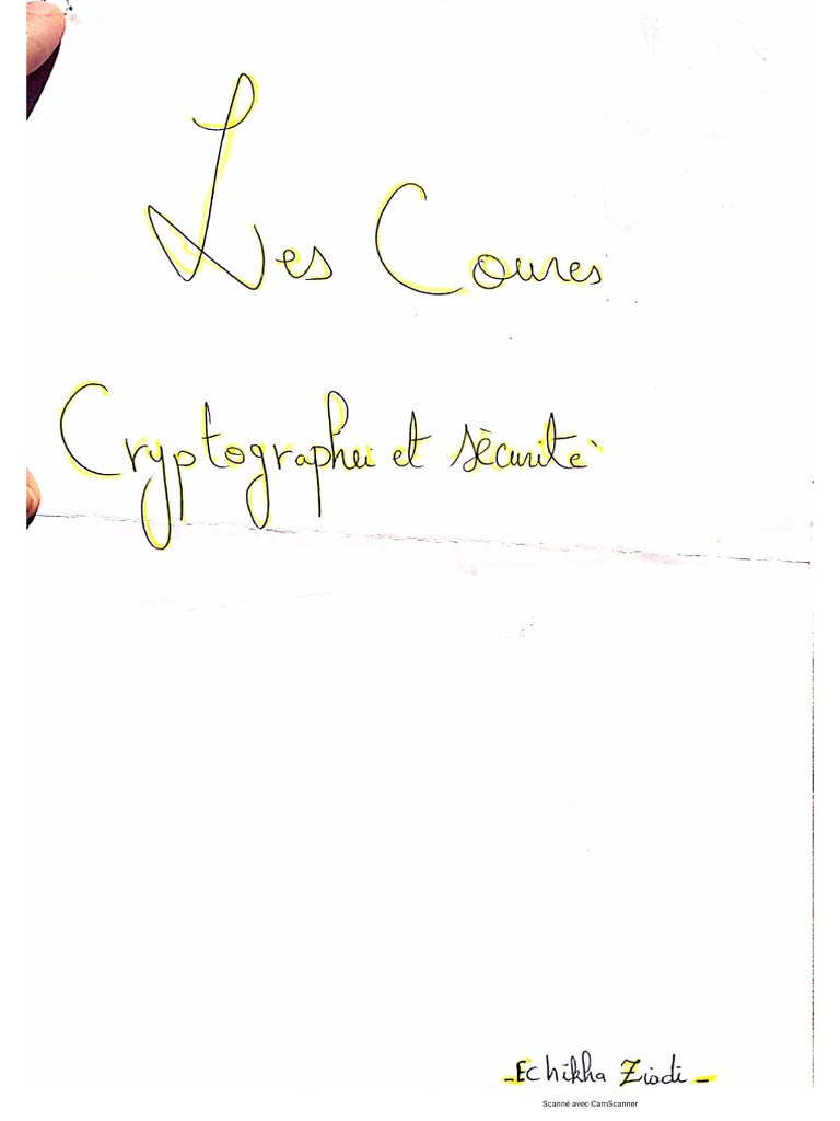 Cours Cryptographie Et Sécurité | PDF