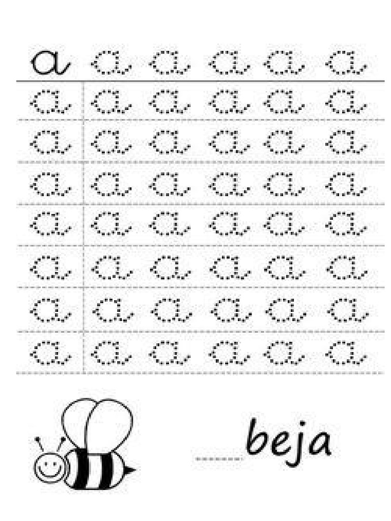 folleto para trabajar letra de carta | PDF