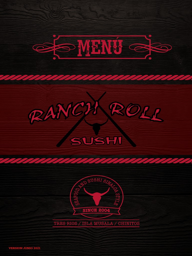 Menu Ranch Roll 2021 | PDF | Cocina occidental | Cocinando