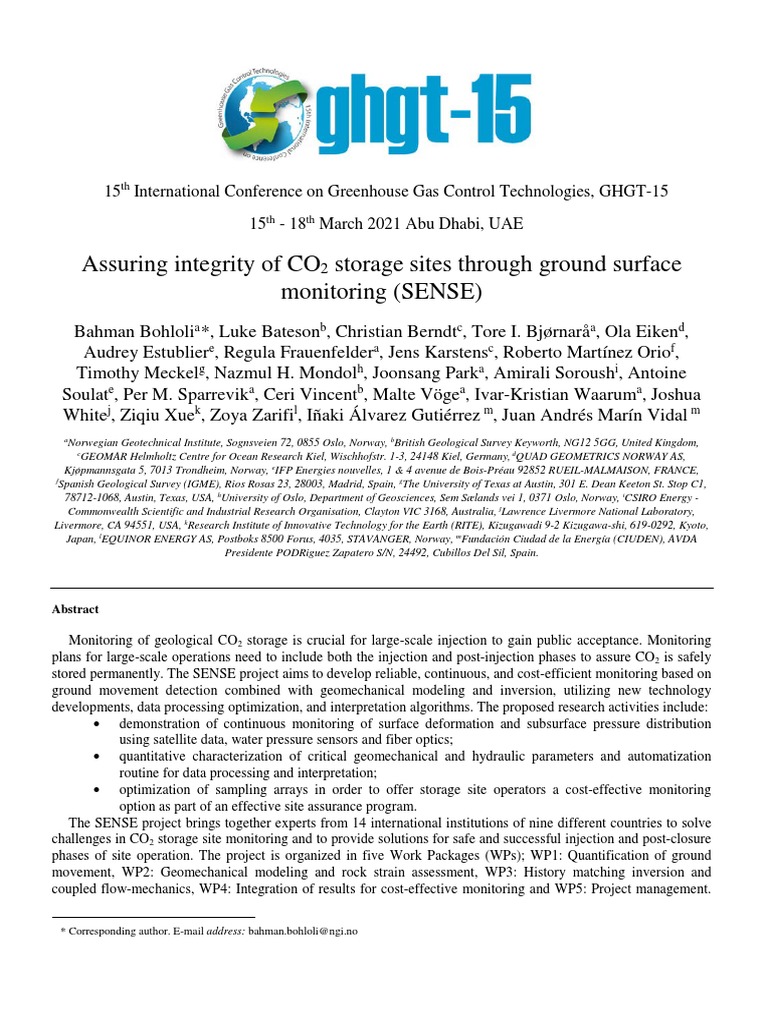 CO2 Storage Monitoring Advances | PDF | Carbon Capture And Storage | Silt
