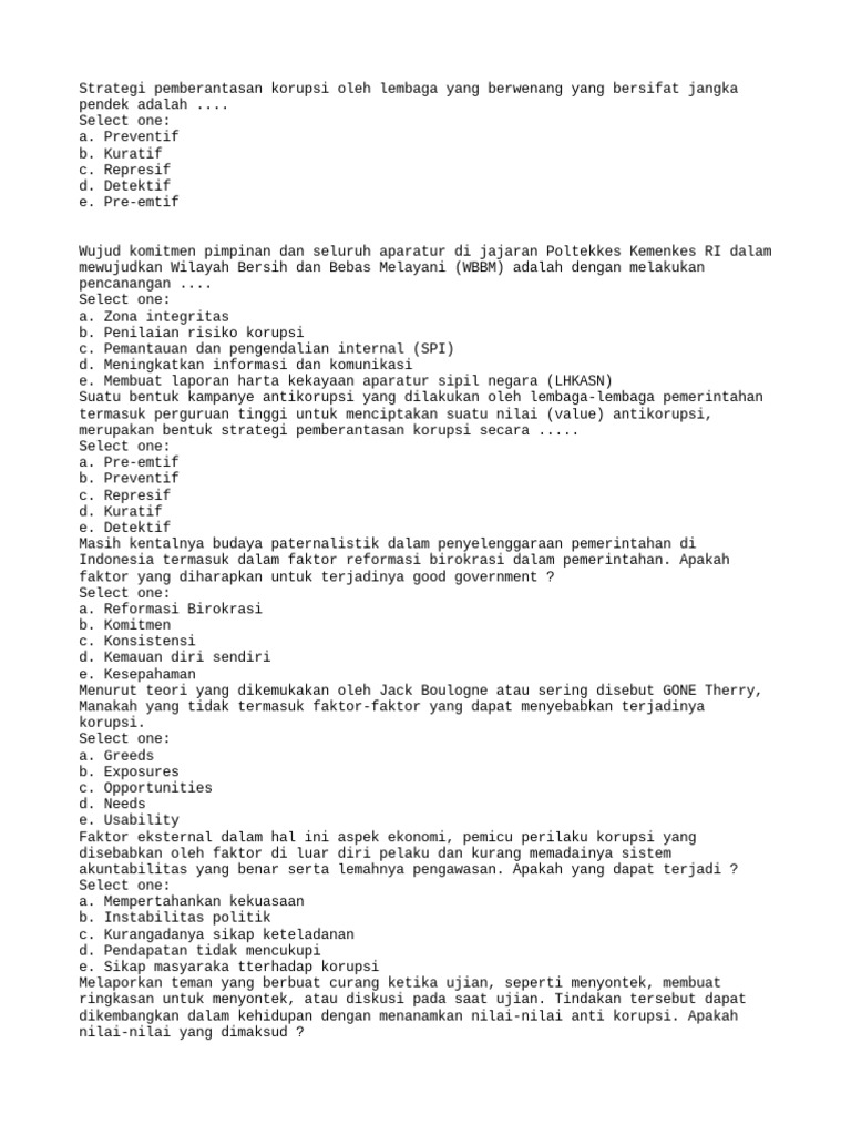 Uts Pbak | PDF | Ilmu Sosial