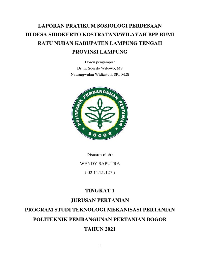 30 - Wendy Saputra - Laporan Praktikum BPP - TMP 1D. | PDF | Bisnis