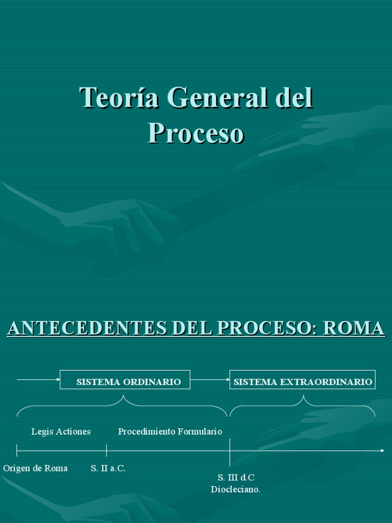 Teoría General Del Proceso | PDF | Ley procesal | Jurisdicción