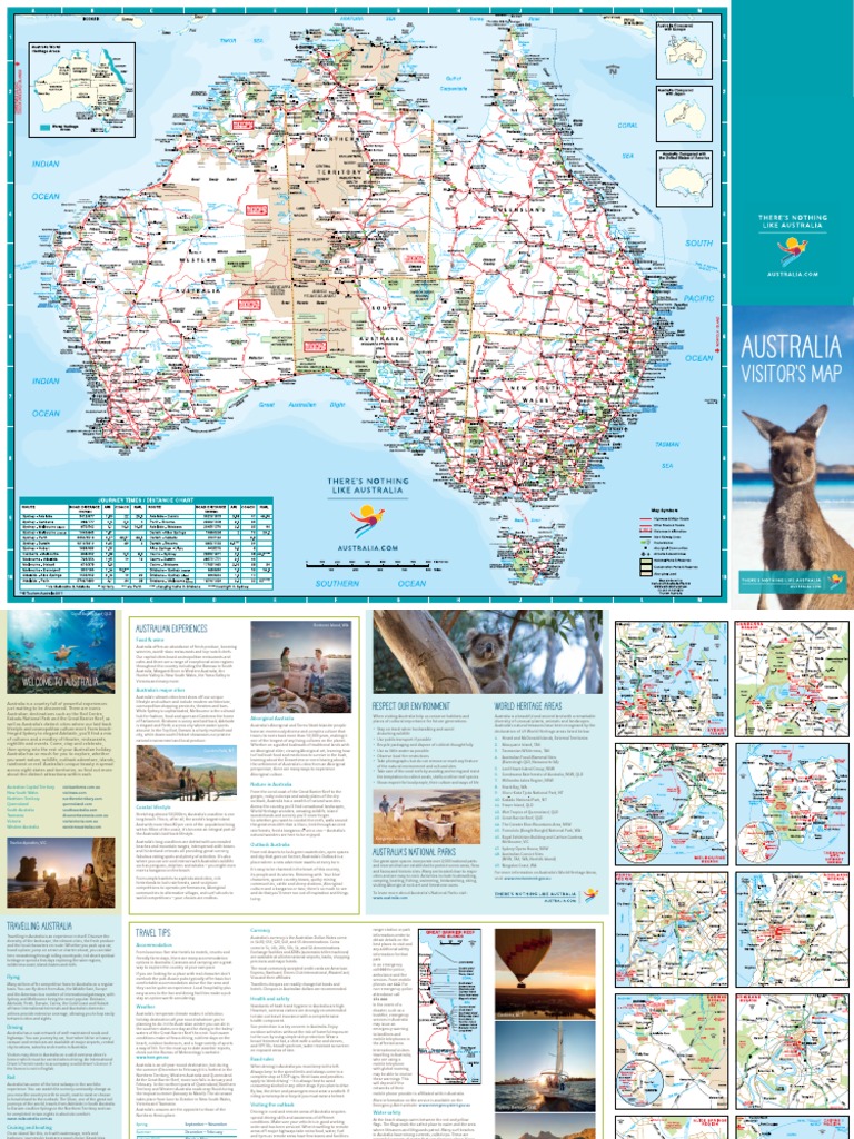 Australia: Visitor's Map | PDF | Indigenous Peoples Of Australia