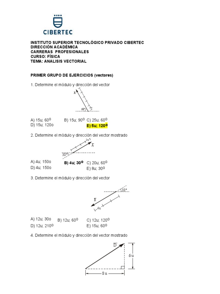 Analisis Vectorial | PDF | Vector Euclidiano | Álgebra lineal