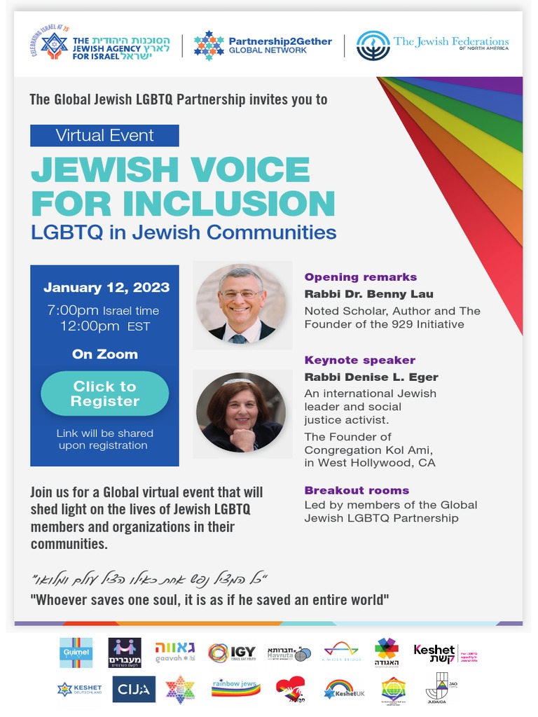 Jewish Voice For Inclusion | PDF | Jews | Jewish Religious Movements