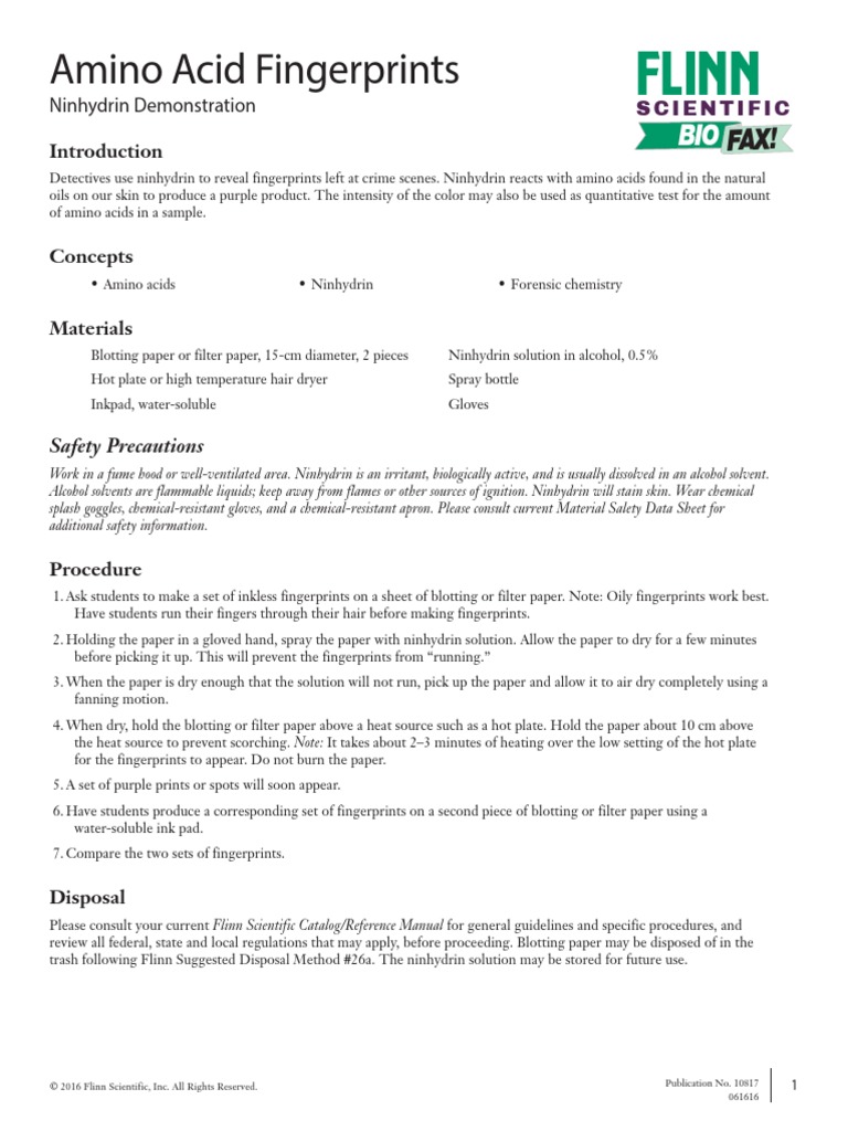 DC10817 | PDF | Fingerprint | Chemical Substances