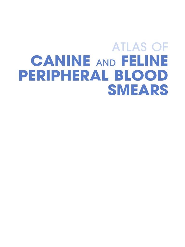Atlas of Canine and Feline Peripheral Blood Smears | PDF | White Blood ...