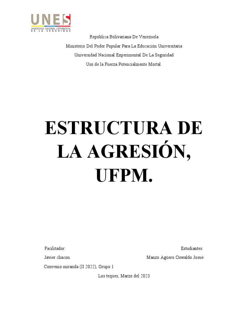 Ufpm | PDF | Policía | Fuerza