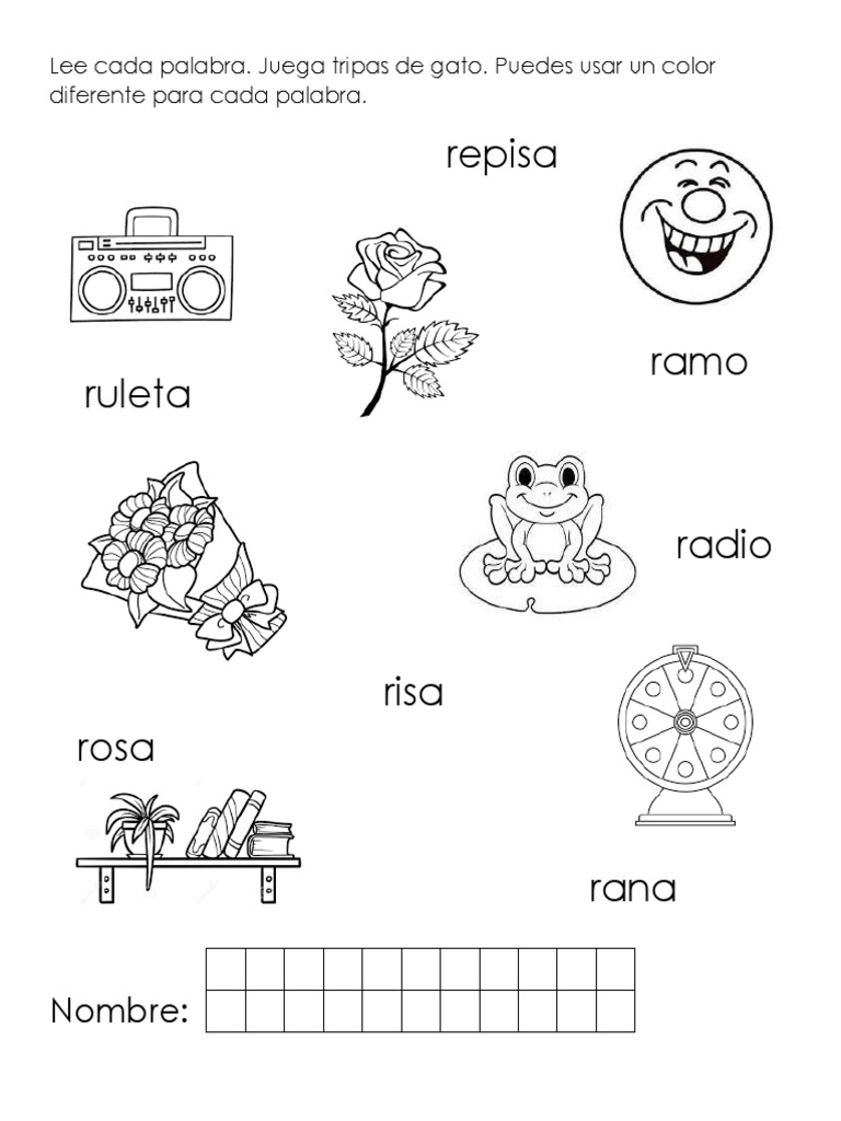 Tripas de Gato Lee Copia y Dibuja | PDF | Artes del Lenguaje y ...