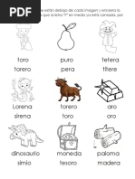 Dictado Letra P | PDF