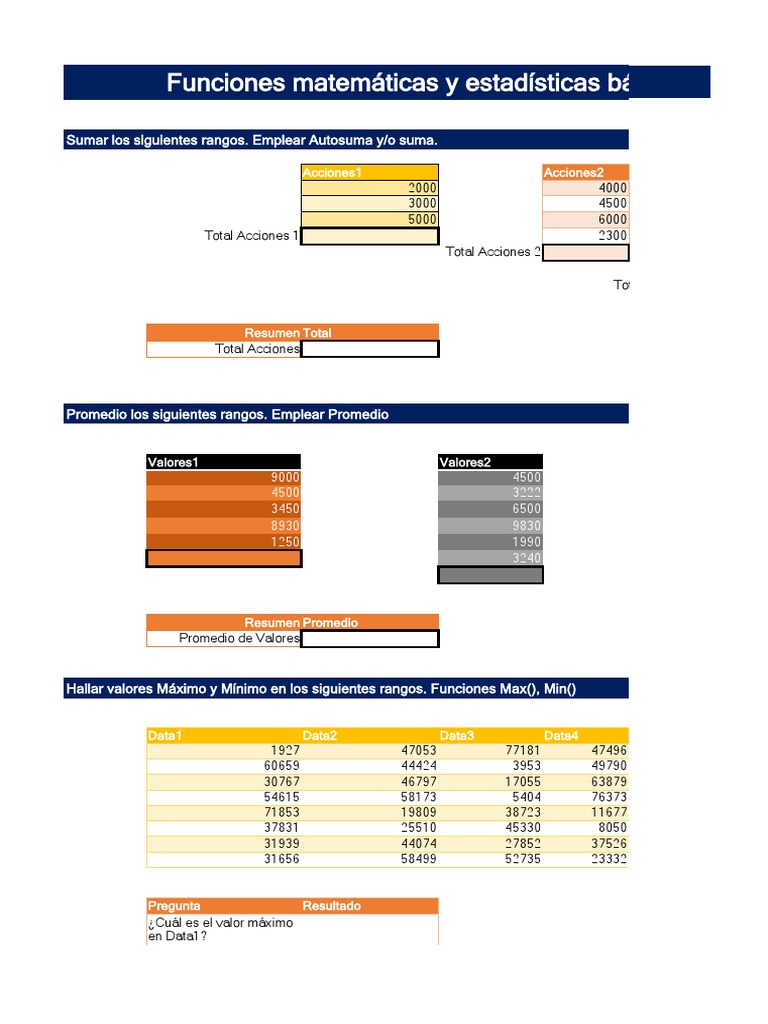 Funciones Basicas - Ejercicios | PDF | Finanzas del gobierno | Impuestos
