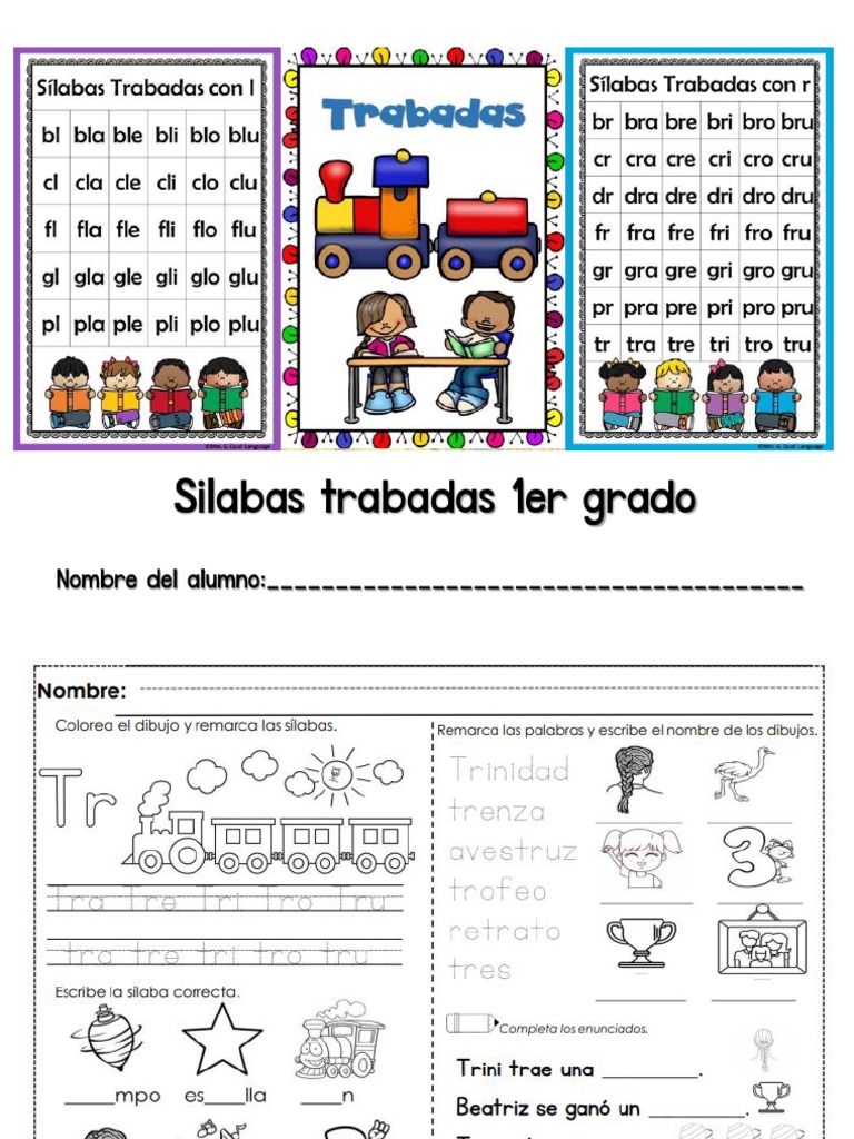 Silabas Trabadas | PDF