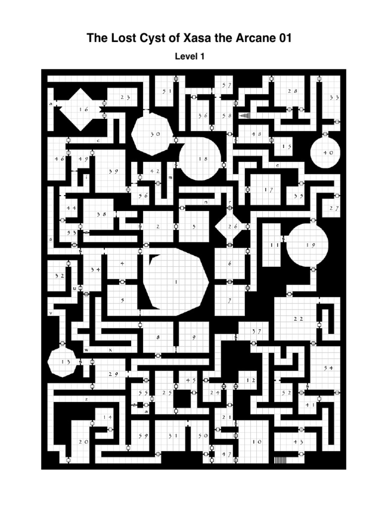 The Lost Cyst of Xasa The Arcane 01 | PDF | Door
