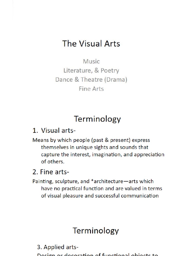 Introduction To Visual Art Pdf