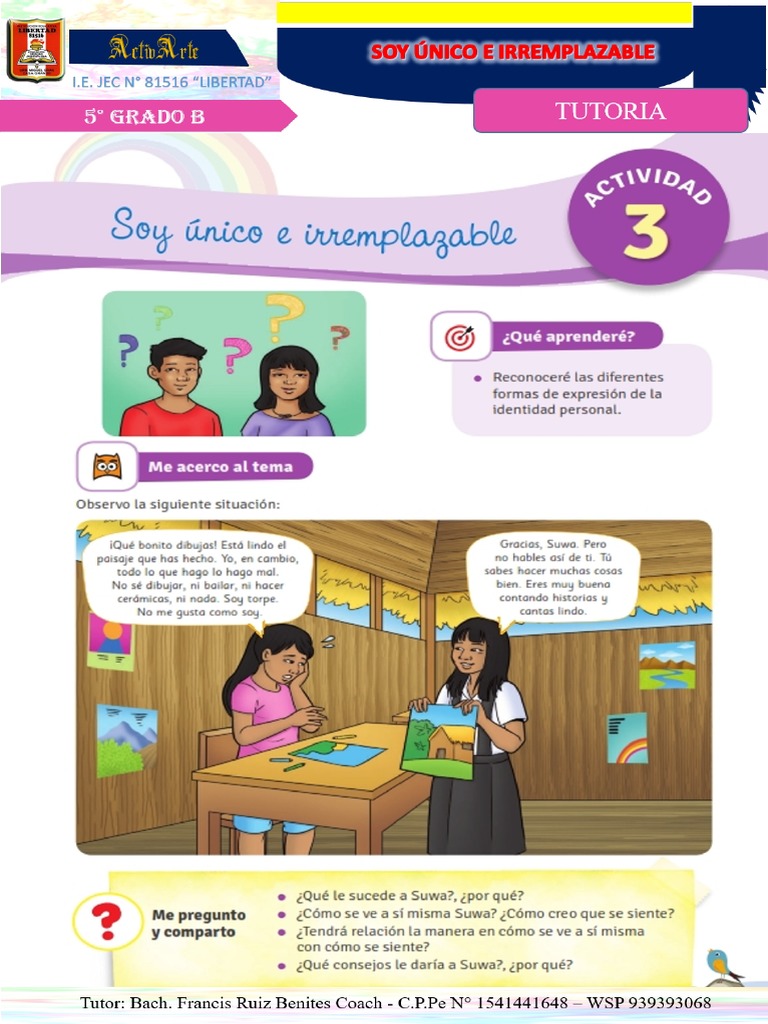 Soy Único e Irremplazable | PDF