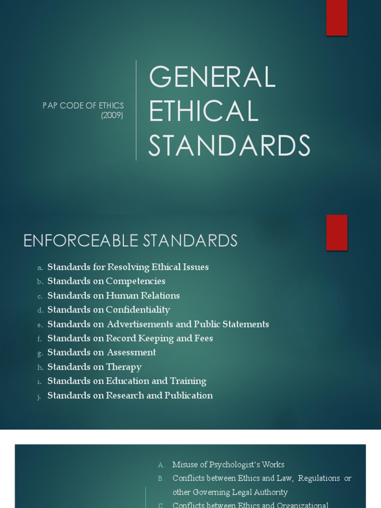 Standards For Resolving Ethical Issues | PDF | Applied Ethics | Justice
