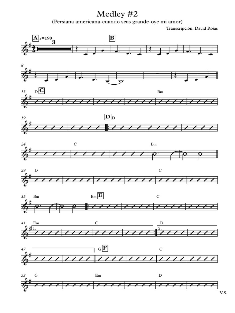 Medley 2 - Chart | PDF