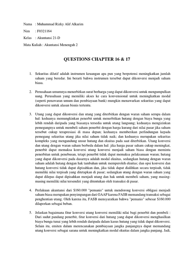 F0321164 - Muhammad Rizky Alif Alkarim (AKM2-ch16,17) | PDF