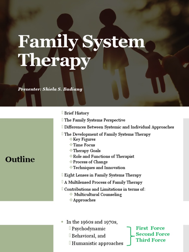 Family System Therapy (Final | PDF | Psychotherapy | Family Therapy