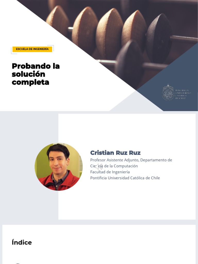 Clase 34 - Probando La Solución Completa | PDF