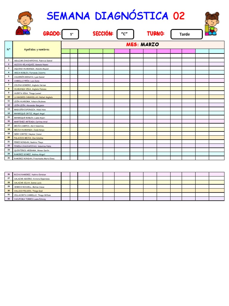 Formato Registro Diagnostico | PDF